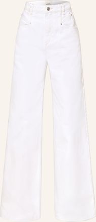 Isabel Marant Marant &Eacute;toile Wide Leg Jeans Lemony weiss