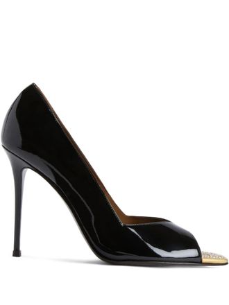 Giuseppe Zanotti sandales Intriigo 105 mm à strass - Noir