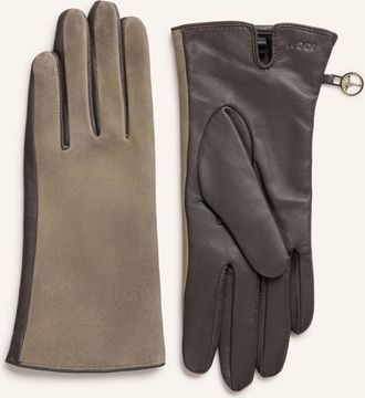 Joop Lederhandschuhe grau