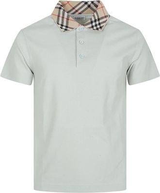 Burberry Homme, Tops, Vert, Taille: XL Polo Chemises