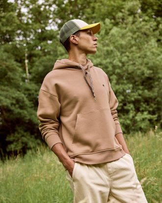 Faguo Sweat &agrave; capuche taupe