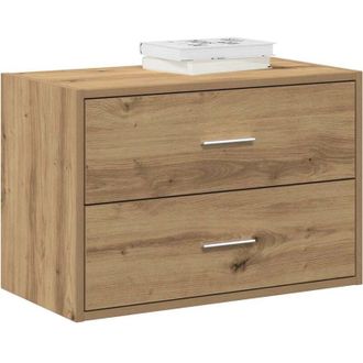 vidaXL Armoire avec 2 tiroirs ch&ecirc;ne artisanal bois ding&eacute;nierie - Vidaxl