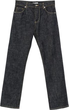 Fendi Logo-patch Straight-leg Jeans