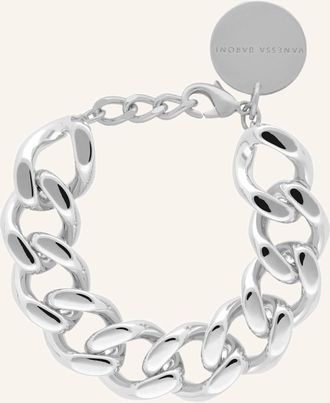 Vanessa Baroni Vanessa Baroni Armband Mini Flat Chain Bracelet Silver By Glambou silber