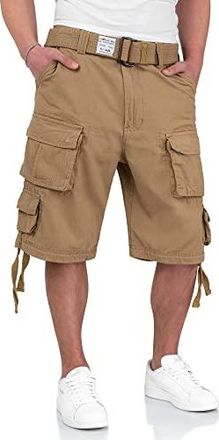 Surplus Raw Vintage Division Homme Cargo Shorts, Beige, M