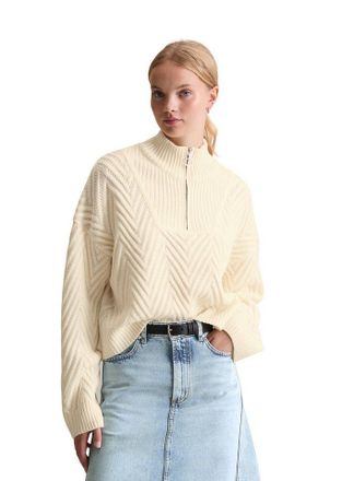 Marc O'Polo Denim Strickpullover aus weichem Schurwolle-Mix