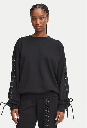 Liu Jo Sweatshirt TF6276 F0334 Schwarz Relaxed Fit