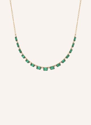 VEYNOU Veynou Halskette Beyond Eden Aus 14 Karat Gelbgold Und 17,0ct. Smaragden Und 6,0ct. Diamanten gold