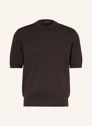 van Laack Van Laack Strickshirt Vl-Sindino-Xx braun