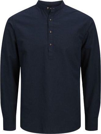 Jack & Jones JJESUMMER Half Placket Shirt LS SN
