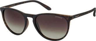 Polaroid unisex, Accessoires, Brun, Taille: ONE Size Lunettes de soleil style Wayfarer avec verres d&eacute;grad&eacute;s