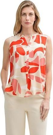 Tom Tailor Chemisier pour Femme, 37799 - Design à Pois Rouges et Formes, 42