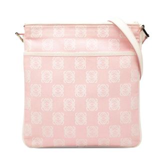 Loewe Sac bandouli&egrave;re Pre-owned imprim&eacute; toile - Femme - Pre-owned - Rose - Taille: ONE Size