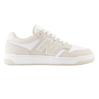 New Balance 480 Sneaker f&uuml;r Damen, Leder (Wei&szlig;/Beige)