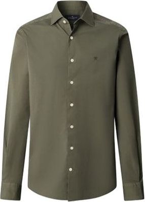 Hackett Chemise unie col classique en coton