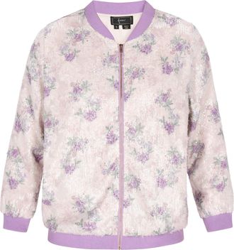Faina Jacke Frauen cremewei&szlig;violett