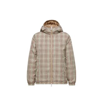 Moncler Moncler Doudoune Courte R&eacute;versible &Agrave; Capuche Grimpante, Femme, Marron, Taille: 00