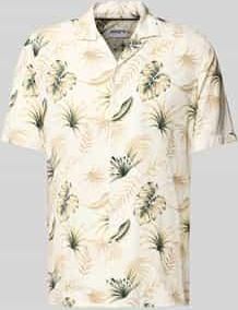 Jake*s Slim Fit Freizeithemd mit kurzem Arm