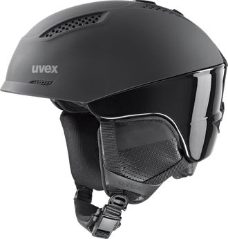 Uvex Unisex Skihelm, Kunststoff, Black Mat, 55-59 cm