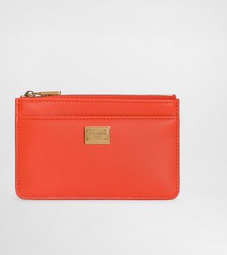 Dolce & Gabbana Portacarte - Frau Geldb&ouml;rsen Und Kleinlederwaren Orange Onesize
