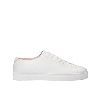 Doucal's Sneaker aus genarbtem Leder - - Shoes - Herren - Wei&szlig; - 42 1/2 EU