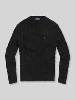 Polo Ralph Lauren Regular Fit Strickpullover aus reiner Baumwolle