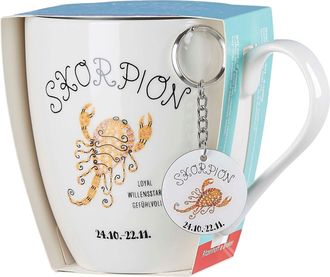 Ritzenhoff & Breker Jumbotasse Astro Sternzeichen Gr&ouml;&szlig;e Jumbotasse 650 ml Skorpion
