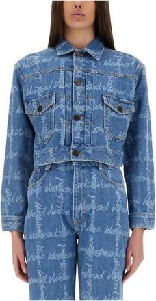 Vivienne Westwood Femme, Vestes, Bleu, Taille: 38 FR Marlene Denim Jacket
