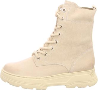 Paul Green Nubukleder-Stiefelette mit Rei&szlig;verschluss - - Shoes - Damen - Beige - 38 1/2 EU