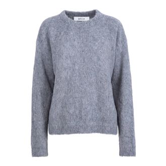 Jucca Rundhals-Strickpullover - - Knitwear - Damen - Grau - M