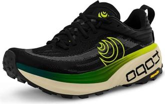 Topo Athletic Vista Chaussures de course l&eacute;g&egrave;res et confortables pour homme 5 mm, noir/vert, 42 EU