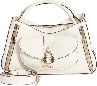 Guess Femme, Sacs, Blanc, Taille: ONE Size Jessa Handbag