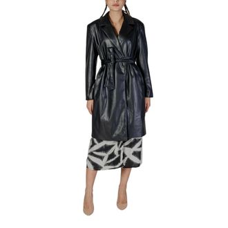 Only G&uuml;rtelmantel aus Polyester - - Coats - Damen - Schwarzk - L