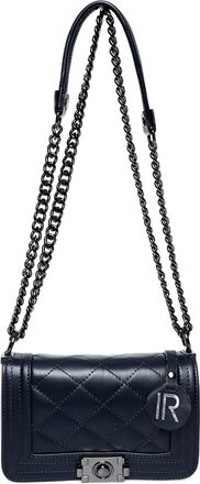 Isabella Rhea Blau Rindsledertasche