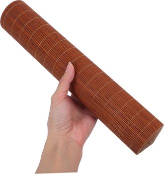 Holibanna 2m Bambus-läufermatte Breit Tischschutz Vor Hitze Und Kratzern Esszimmer Und Küchentisch-Decke Polster Für Esstische Tischdekoration