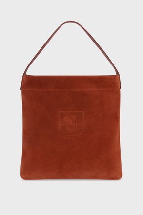 Gerard Darel Sac en cuir velours - LADY GD - Brandy