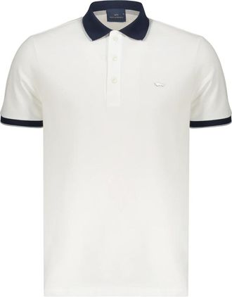 Paul & Shark Homme, Tops, Blanc, Taille: XL Polo &agrave; manches courtes en coton