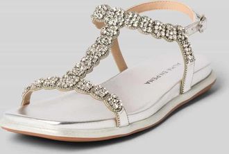 Alma En Pena Sandalen mit Strasssteinbesatz