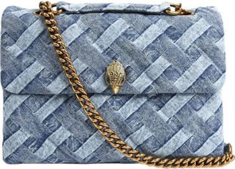 Kurt Geiger Crossbody Bags - Large Kensington Soft Handtas - Gr. unisize - in Blau - f&uuml;r Damen