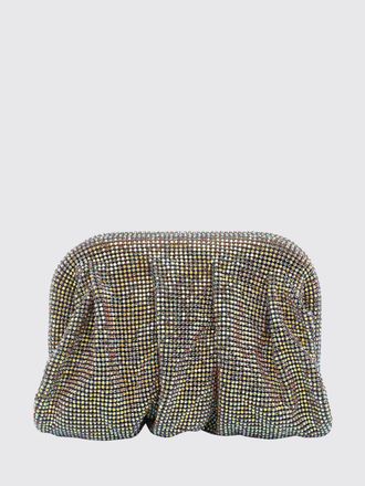 Benedetta Bruzziches Mini sac Venus en maille de cristal drap&eacute;e avec sangle