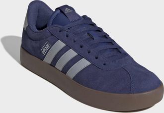 adidas Sneaker ADIDAS SPORTSWEAR VL COURT 3.0, Herren, Gr. 38,5, muted lila, halo silber, silber metallic, Leder, Synthetik, Schuhe Sneaker, inspiriert vom D