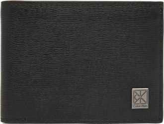 Calvin Klein Geldb&ouml;rse Calvin Klein Emblem Hw Trifold W/ Coin LV04D1283G Schwarz