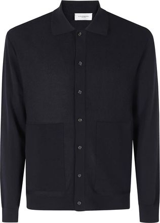 Paolo Pecora Homme, Chemises, Bleu, Taille: M Camicia Maglia