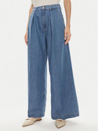 HUGO BOSS Jeans 50509285 Blau Wide Leg