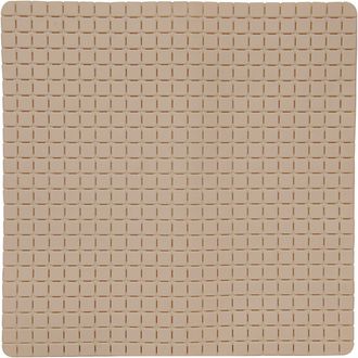 MSV Premium Duschmatte Badematte antibakteriell rutschfest mit Saugnäpfen - Beige - ca. 54 x 54 cm - duftet nach Rosen - waschbar bei 60° Grad