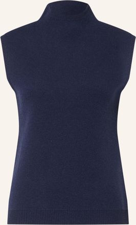 Lilienfels Lilienfels Pullunder Mit Cashmere blau