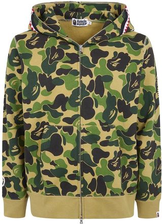 A Bathing Ape A Bathing Ape, Homme, Sweatshirts et sweats &agrave; capuche, Vert, Taille: S ABC Camo 2nd Shark Full Zip Sweat &agrave; capuche