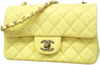 Chanel Sac &agrave; bandouli&egrave;re vintage Pre-owned - Femme - Pre-owned - Jaune - Taille: ONE Size