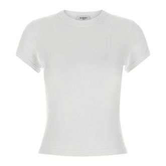 Saint Laurent Damen, Oberteile, Wei&szlig;, SGr&ouml;&szlig;e