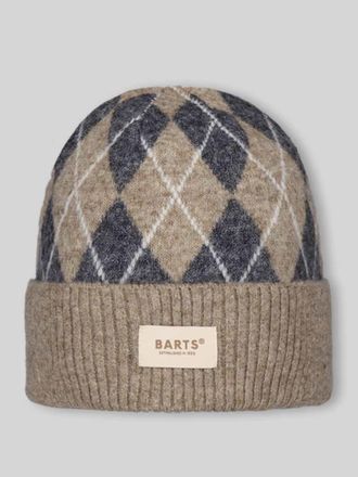 Barts M&uuml;tze mit Label-Patch Modell SEUMAR